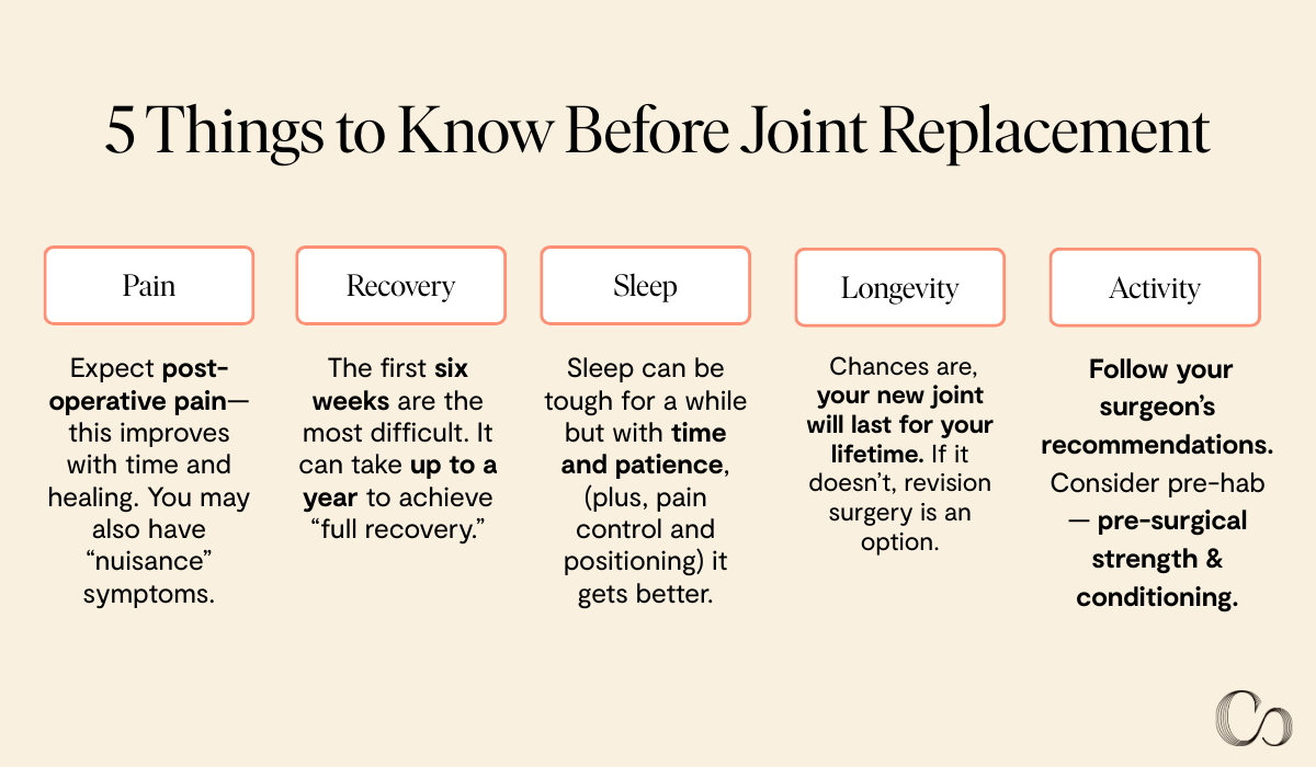 Joint Replacement: 5 Essential Things Your Surgeon Wants You to Know ...